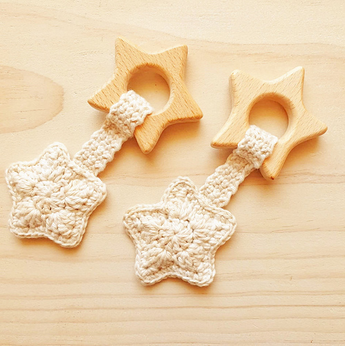 Ravelry: Star Teething Ring pattern by BlueBuggs