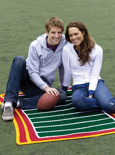 Ravelry: Football Field Crochet Blanket pattern by Katherine Eng
