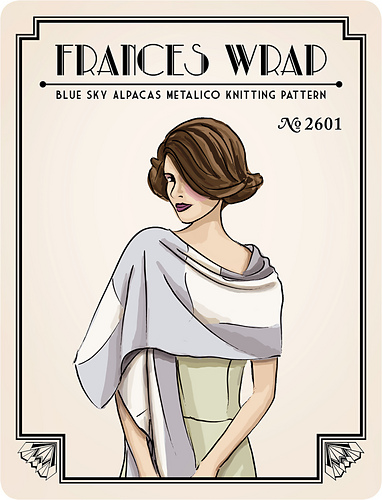 Ravelry: Frances Wrap pattern by Elizabeth Mautz-Redmann