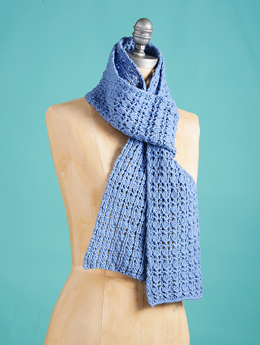 Ravelry: Reversible Rib and Lace Scarf pattern by Susan B. Anderson
