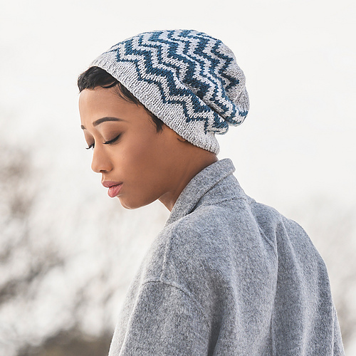 Ravelry: Springfield Chevron Hat pattern by Virginia Sattler-Reimer
