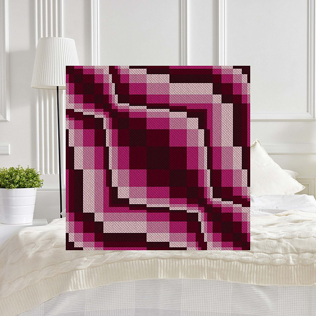 Ravelry: Rhody Riot C2C Graphghan Lapghan pattern by Blue Frog Creek