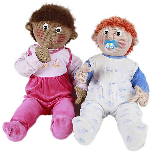 Ravelry: Life-Size Crocheted Baby-Dolls OLE & PINA pattern by Raphaela ...