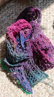 Ravelry: Hohoyanna's One Row Lace Scarf