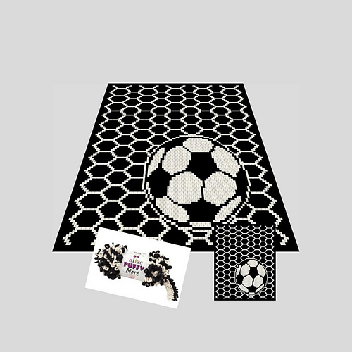 Ravelry: Football Themed blanket pattern by Marina Bogdanova