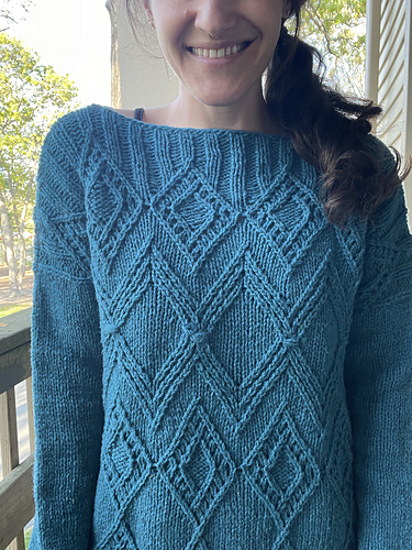 Ravelry: Diamond Folk Tunic pattern by Annie Lupton