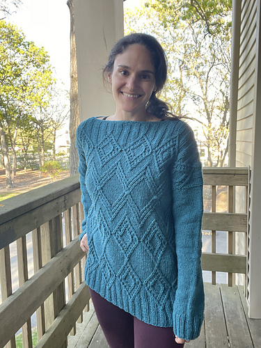 Ravelry: Diamond Folk Tunic pattern by Annie Lupton