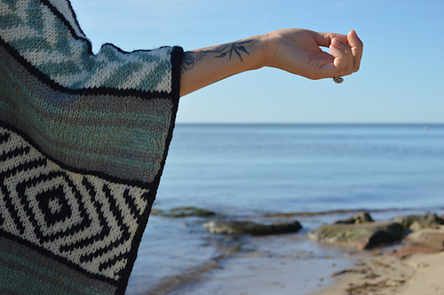 Ravelry: Boho Beach Poncho pattern by Annie Lupton