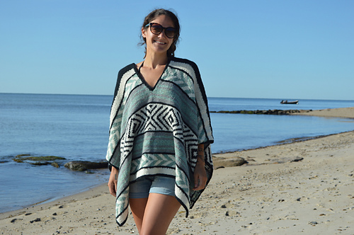 Ravelry: Boho Beach Poncho pattern by Annie Lupton