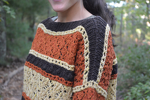 Ravelry: All Things Autumn Pullover pattern by Annie Lupton