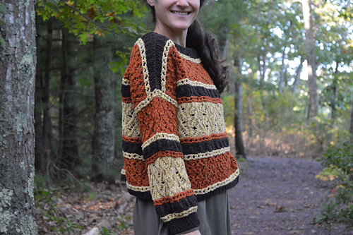 Ravelry: All Things Autumn Pullover pattern by Annie Lupton