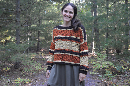 Ravelry: All Things Autumn Pullover pattern by Annie Lupton