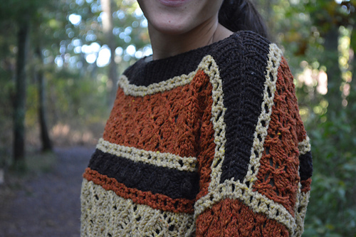 Ravelry: All Things Autumn Pullover pattern by Annie Lupton