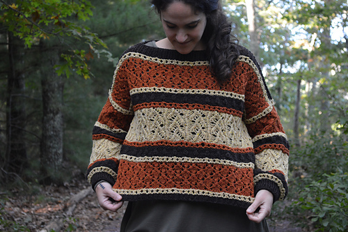 Ravelry: All Things Autumn Pullover pattern by Annie Lupton