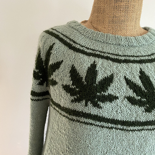 Ravelry: Cannabis Wreath pattern by Annie Lupton