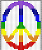 Ravelry: Peace Sign Chart pattern by Eileen Casey