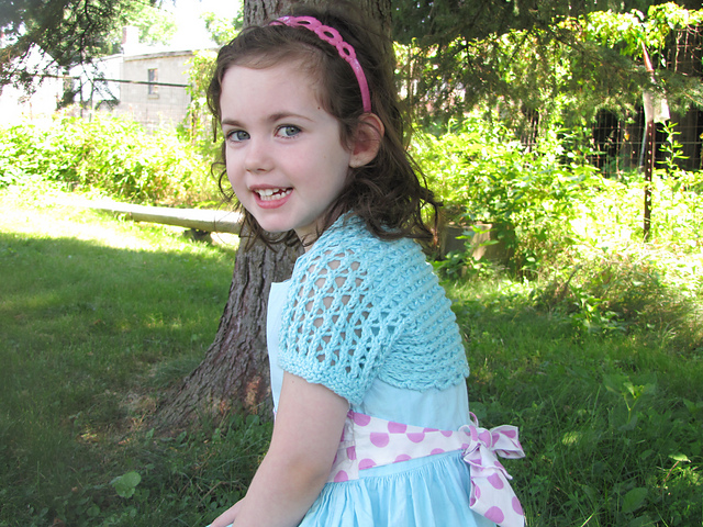 Ravelry: Lacy Little Shrug pattern by Eileen Casey