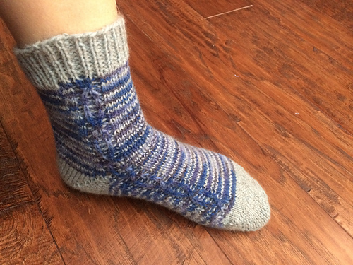 Ravelry: Slate Pool Socks pattern by Sarah M. Goodwin