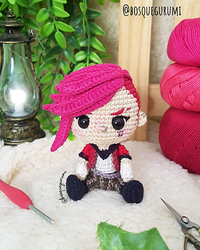 Ravelry: Vi amigurumi (Arcane/LOL) pattern by Paola F. Sousa