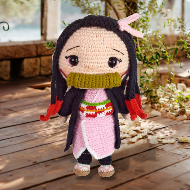 Ravelry: Nezuko Kamado (Demon Slayer / Kimetsu no Yaiba) pattern by ...