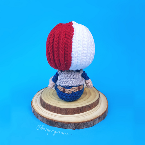 Ravelry: Shoto Todoroki (My Hero Academia) pattern by Paola F. Sousa