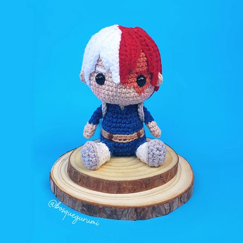 Ravelry: Shoto Todoroki (My Hero Academia) pattern by Paola F. Sousa