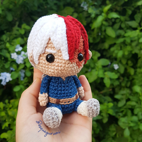 Ravelry: Shoto Todoroki (My Hero Academia) pattern by Paola F. Sousa