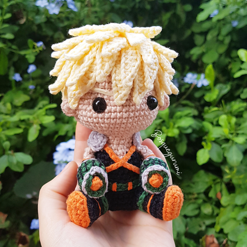 Ravelry: Katsuki Bakugo My Hero Academia pattern by Paola F. Sousa