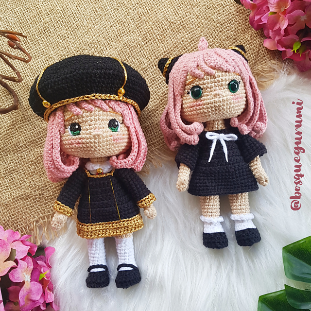 Ravelry: Anya Forger amigurumi Spy x Family pattern by Paola Fajonni