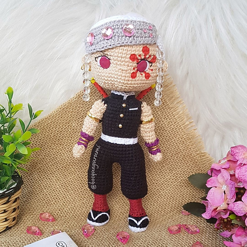 Ravelry: Tengen Uzui Demon Slayer amigurumi pattern by Paola F. Sousa