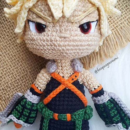 Ravelry: Katsuki Bakugo (My Hero Academia) amigurumi pattern by Paola F ...