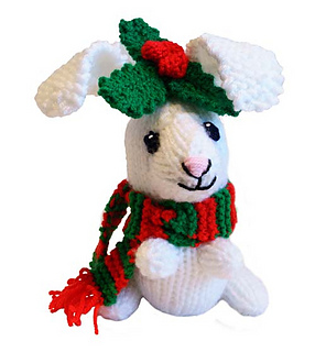 Ravelry: Christmas snow rabbit pattern by Linda Moorhouse