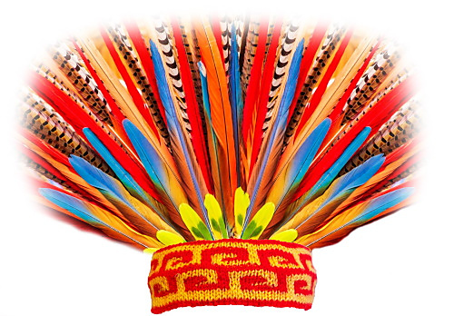 Ravelry: Aztec Feather Headband pattern by Linda Moorhouse