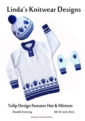 Ravelry: Tulip design sweater pattern by Linda Moorhouse