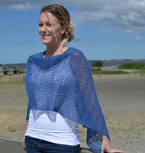 Ravelry: Portrush Poncho pattern by Brenda Brayfield