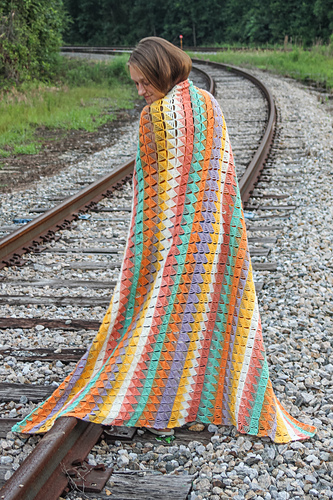 Ravelry: Mandala Mosaic Blanket pattern by Brianna Iaropoli