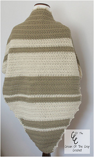 Ravelry: Simple Striped Shawl pattern by Cream Of The Crop Crochet
