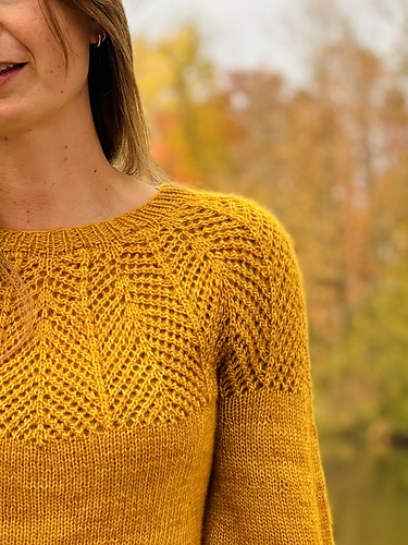 Ravelry: Gold Shoulder Sweater pattern by Brienne Moody
