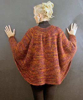 Ravelry: Embers Batwing pattern by Original designs by Brigitte Reydams
