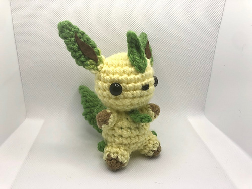 Ravelry: Chibi Leafeon Amigurumi pattern by Carolyn Lloyd