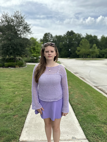 Ravelry: Alina Mesh Top pattern by Arina Purcella