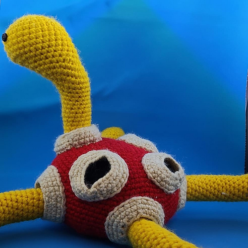 Ravelry: Red Shell Pocket Monster (Shuckle) pattern by Brittany Jayda