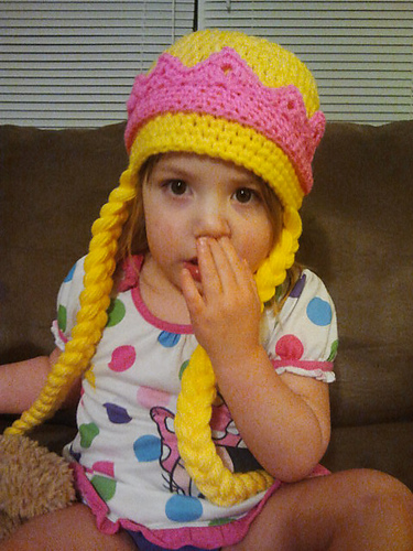 Ravelry: Princess Hat With Crown and Braids pattern by Stitch11