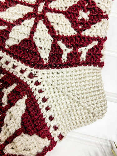Ravelry: Nordic Star Mosaic Stocking pattern by Jamie StGeorge