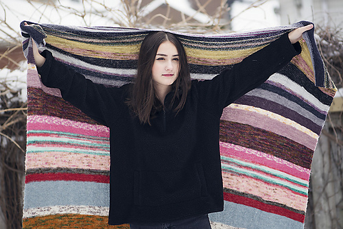 Ravelry: Garter Scrappy Blanket pattern by Lisa Charbonneau