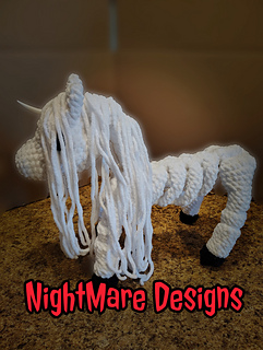 Ravelry: NM Skeleton Unicorn pattern by Elizabeth Butler