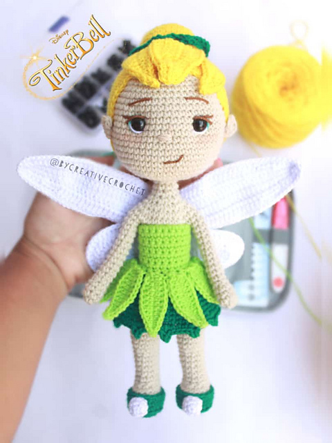 Ravelry: Tinkerbell Amigurumi pattern by Angelica Sanchez