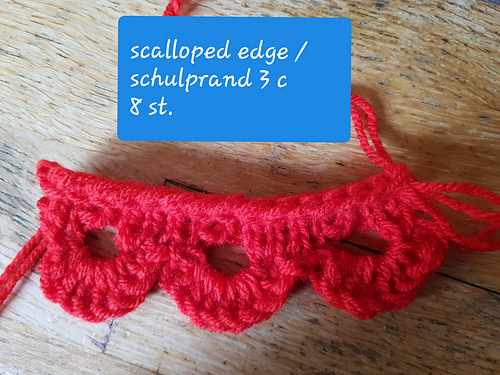 Ravelry: scalloped edge cast on / schulprand pattern by Knitting by Mique