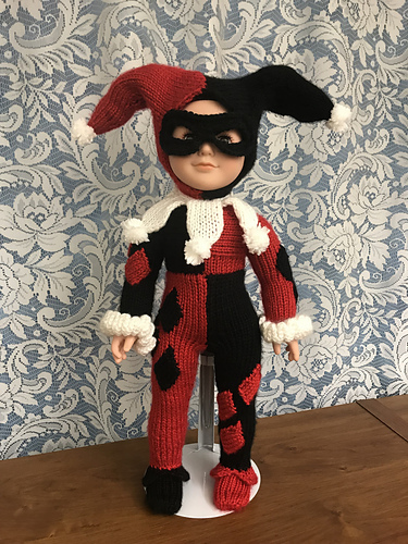Ravelry: Harley Quinn pattern by By Tale Or History Knitting Designs