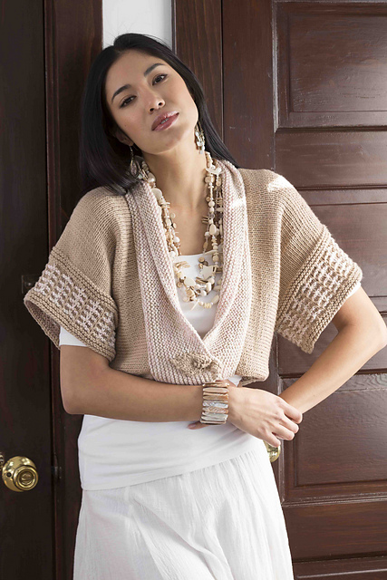 Ravelry: Pebble Beach Shrug pattern by Gloria Tracy